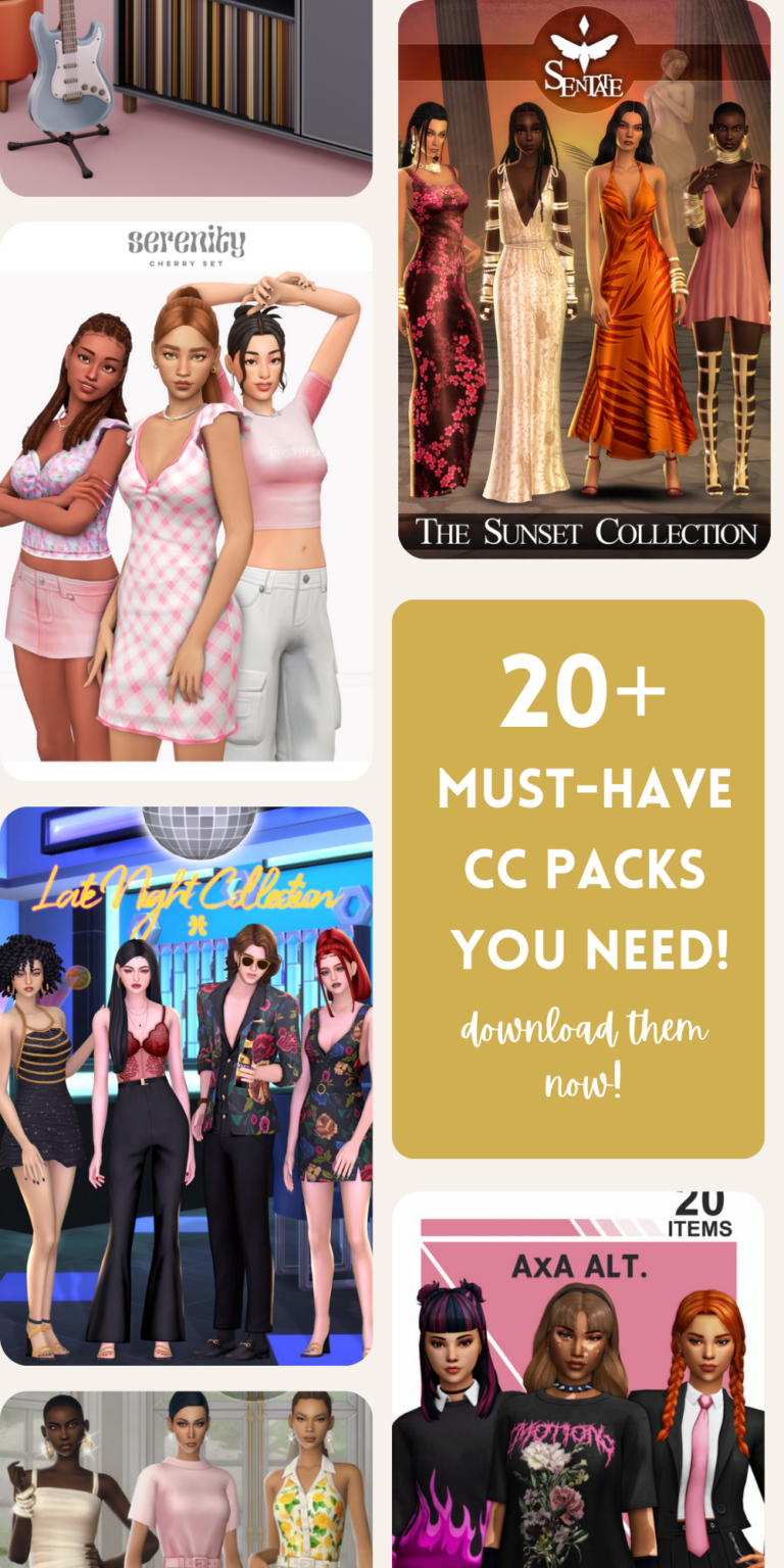 The Best Sims 4 CC Packs You Need in 2025 – Ultimate Sims Guides