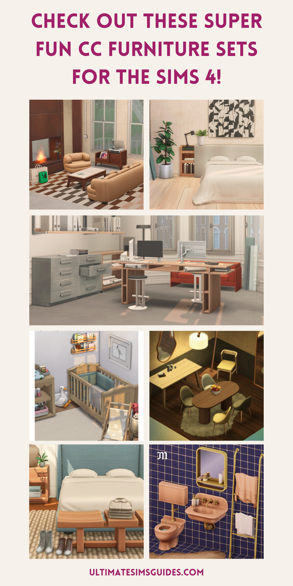 The BEST Sims 4 CC Furniture You Need in 2025