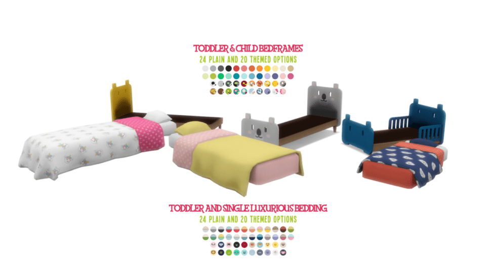 25+ Sims 4 CC Toddler Beds For the Cutest Toddler Nursery