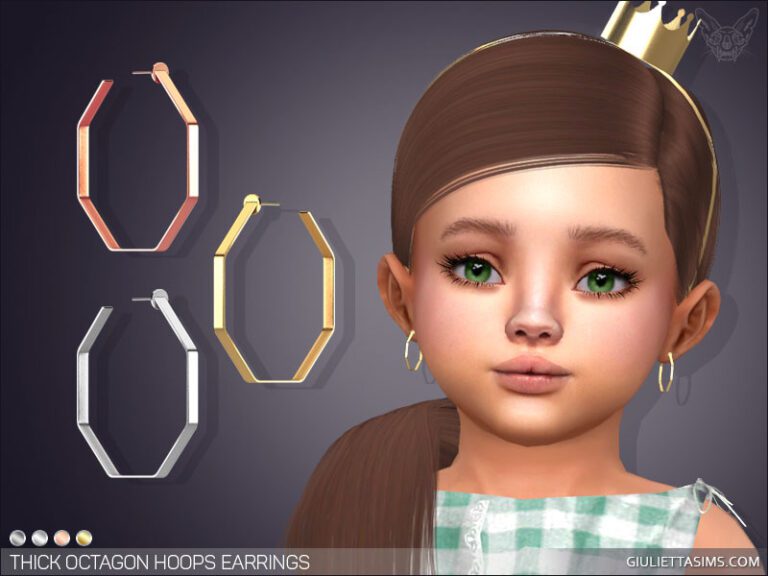 25+ Adorable Sims 4 Toddler Earring CC Items To Make Them Even Cuter