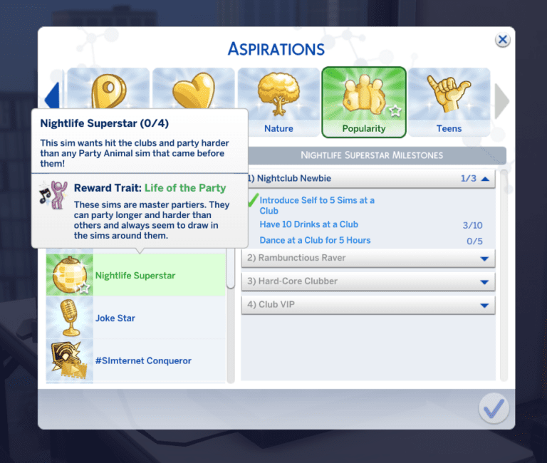 85+ Sims 4 Custom Aspirations You Need to Try (CC Aspirations)