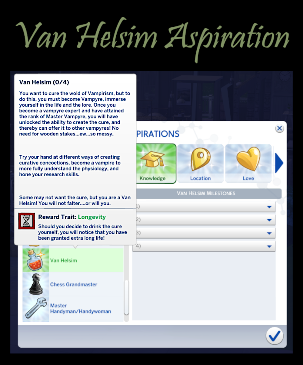 85+ Sims 4 Custom Aspirations You Need to Try (CC Aspirations)