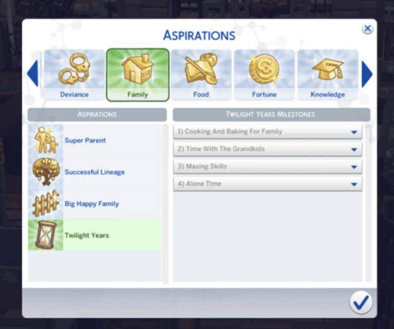 85+ Sims 4 Custom Aspirations You Need to Try (CC Aspirations)