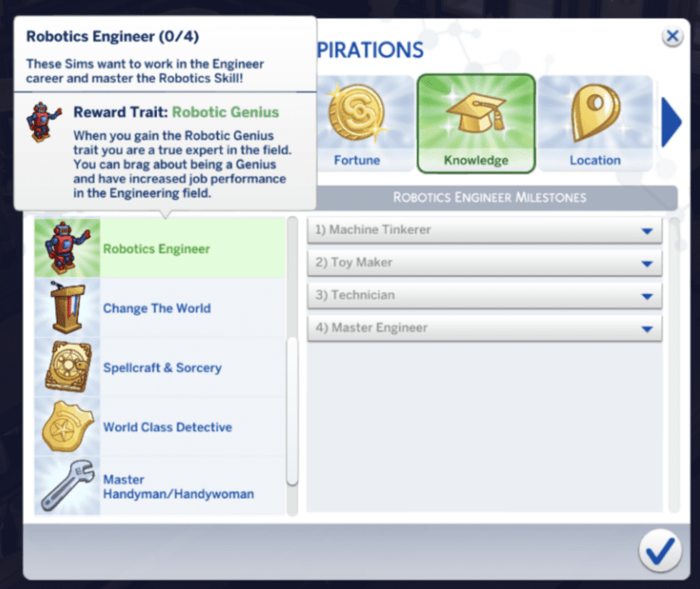 85+ Sims 4 Custom Aspirations You Need to Try (CC Aspirations ...