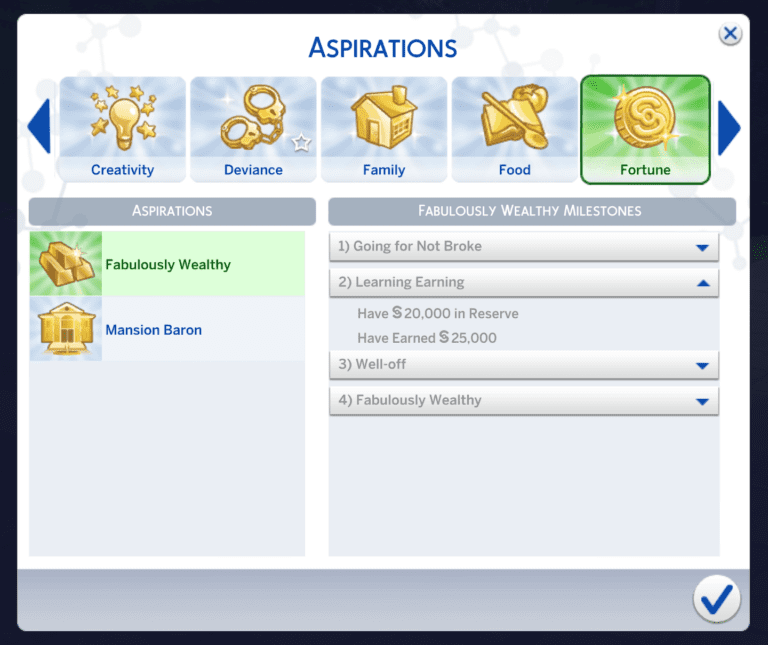 Sims 4 Fabulously Wealthy Aspiration Walkthrough - Ultimate Sims Guides