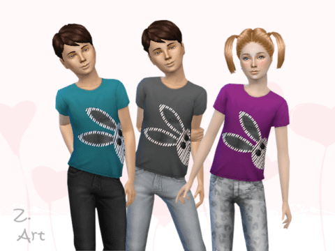 25+ Sims 4 Kids CC Shirts Your Children Will Love