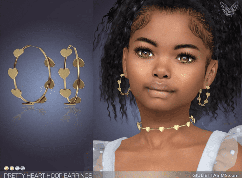 30+ Sims 4 Kids CC Earrings That are GORGEOUS