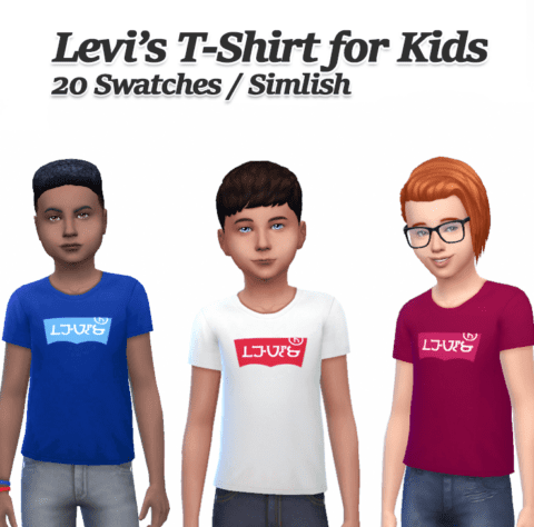 25+ Sims 4 Kids CC Shirts Your Children Will Love