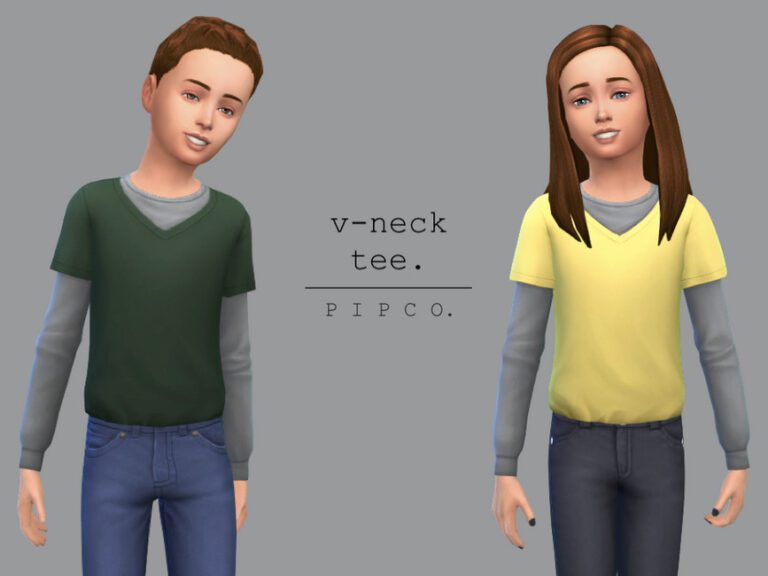 25+ Sims 4 Kids CC Shirts Your Children Will Love