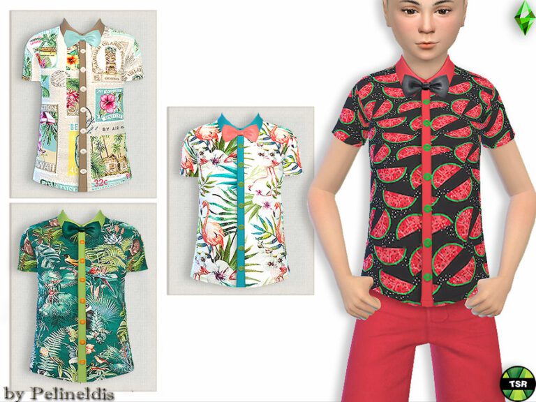 25+ Sims 4 Kids CC Shirts Your Children Will Love