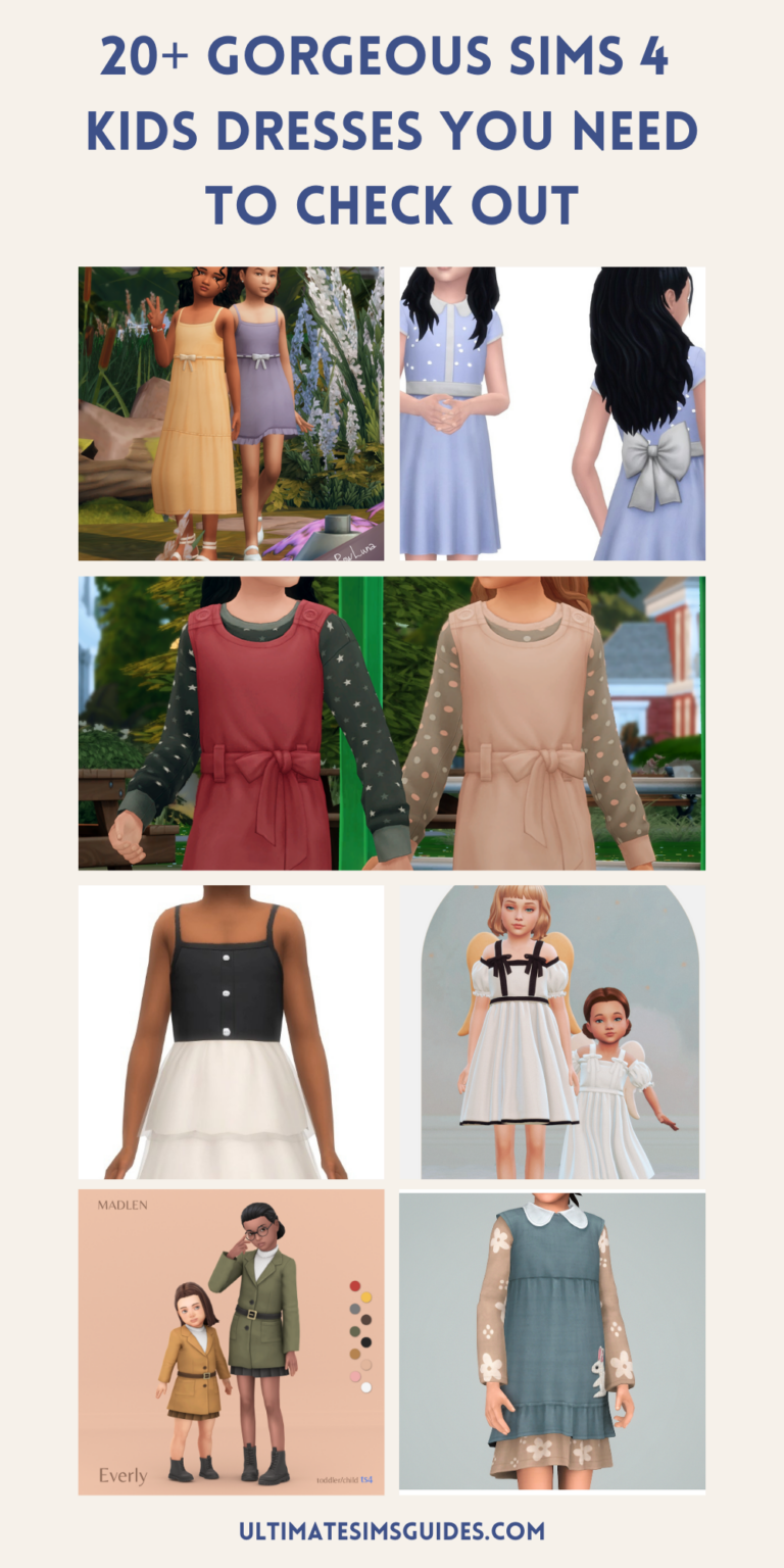 These Sims 4 Kids CC Dresses Are So Adorable