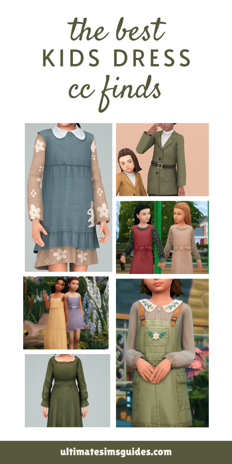 These Sims 4 Kids CC Dresses Are So Adorable