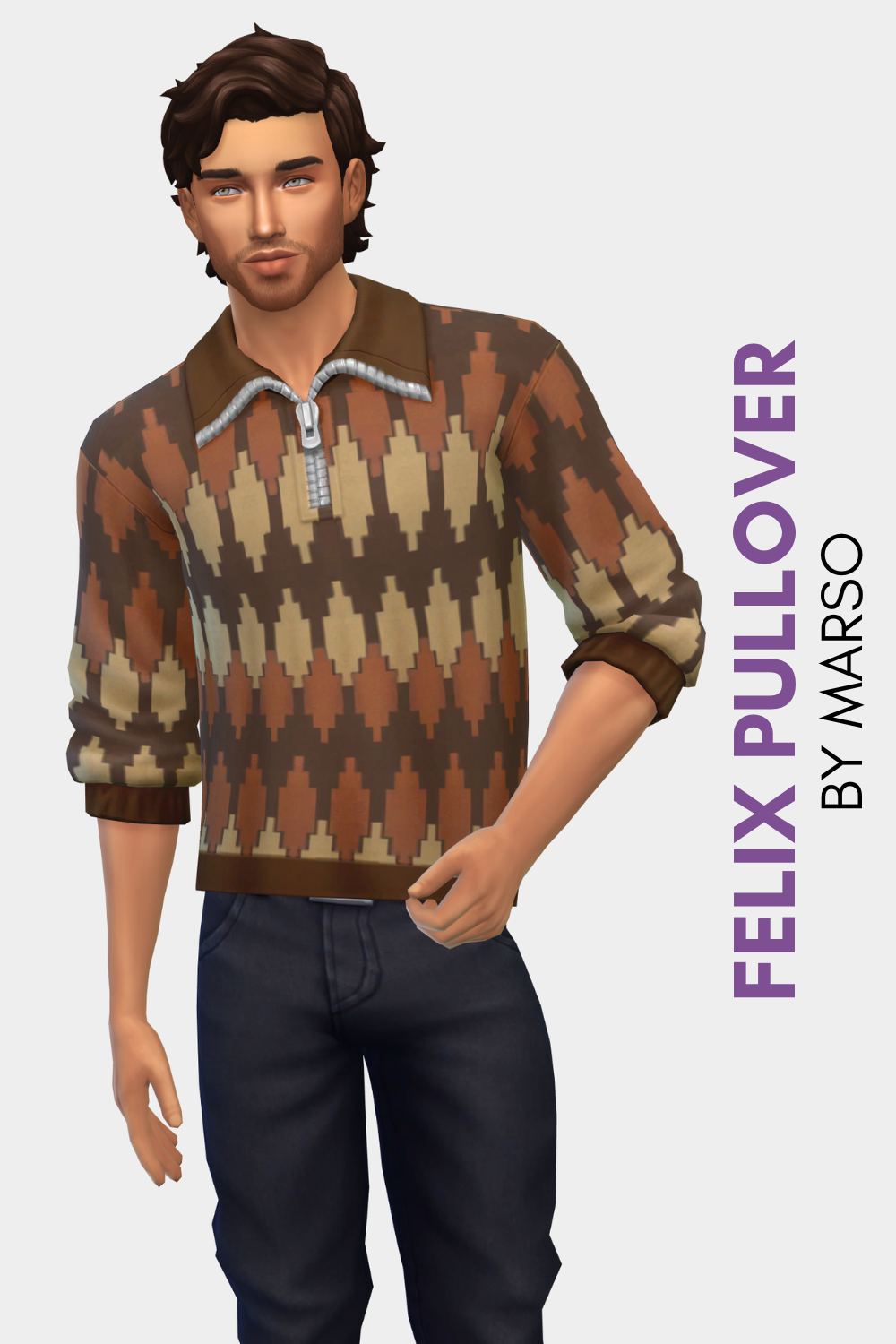 You Need These Sims 4 CC Male Sweaters in Your Game