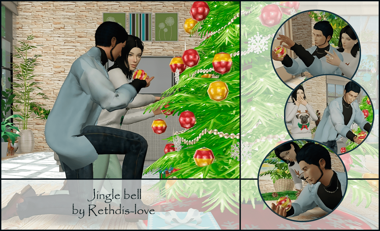 Sims 4 Christmas Pose Packs For The Cutest Screenshots