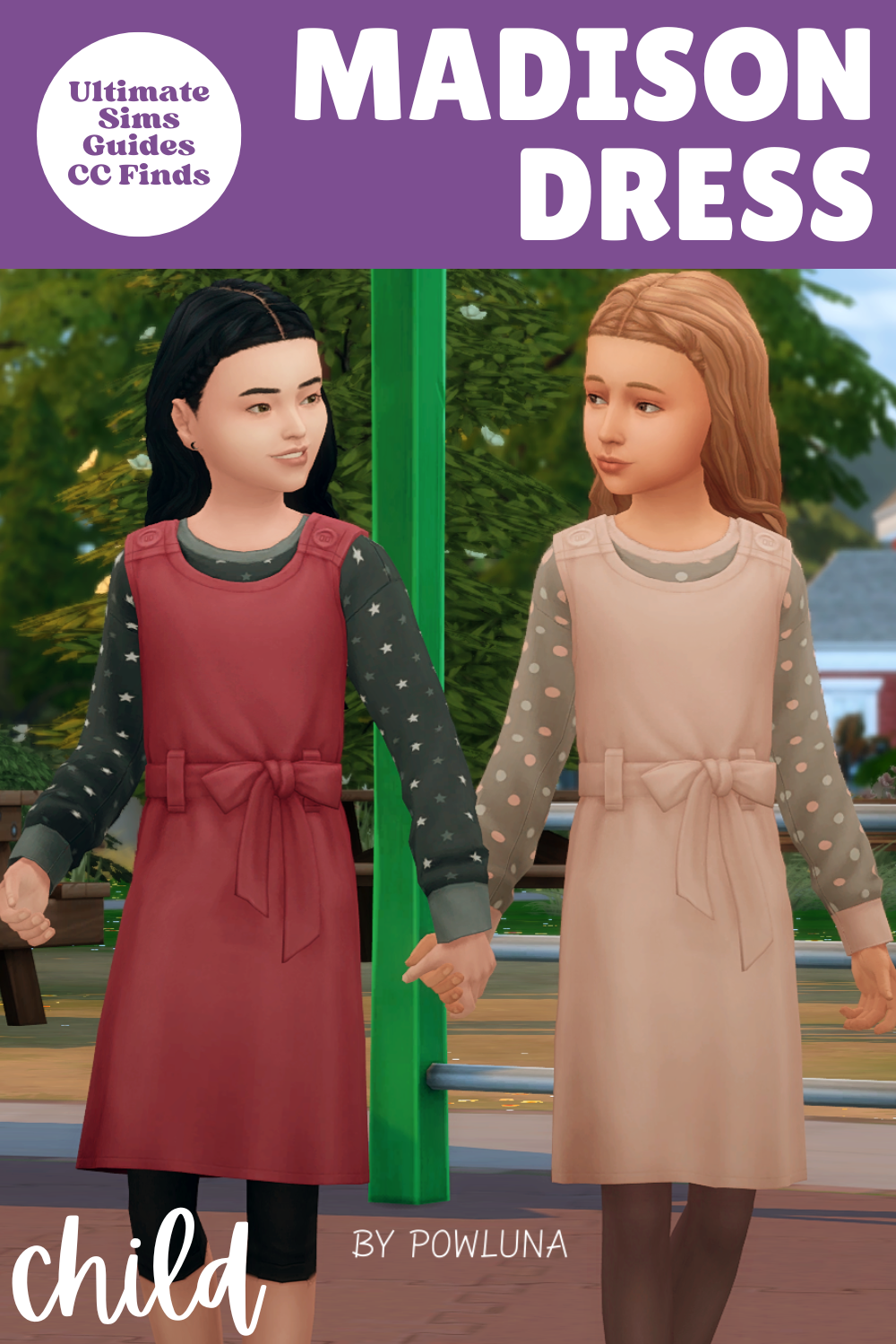 These Sims 4 Kids CC Dresses Are So Adorable