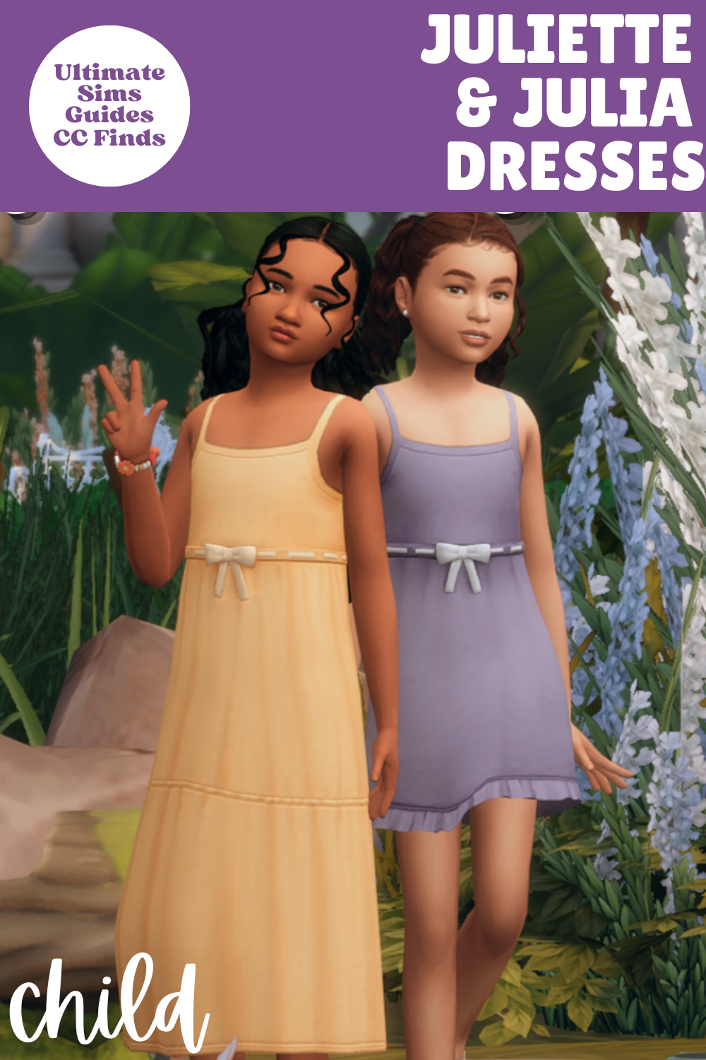 These Sims 4 Kids CC Dresses Are So Adorable