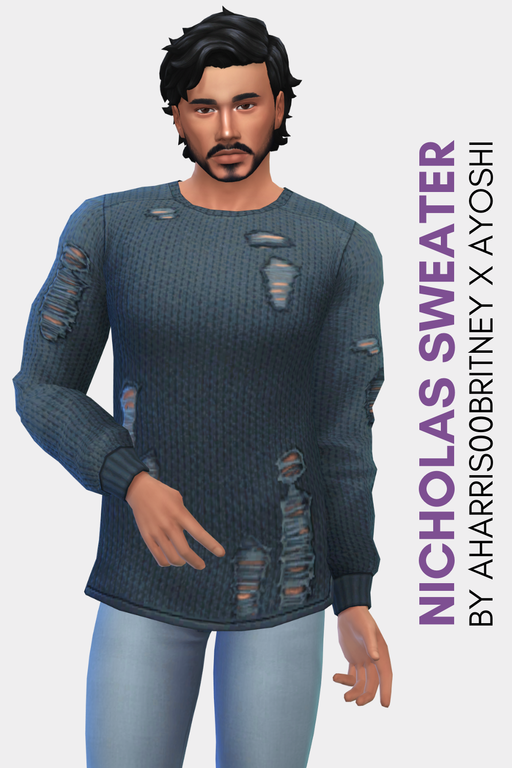 You Need These Sims 4 CC Male Sweaters in Your Game