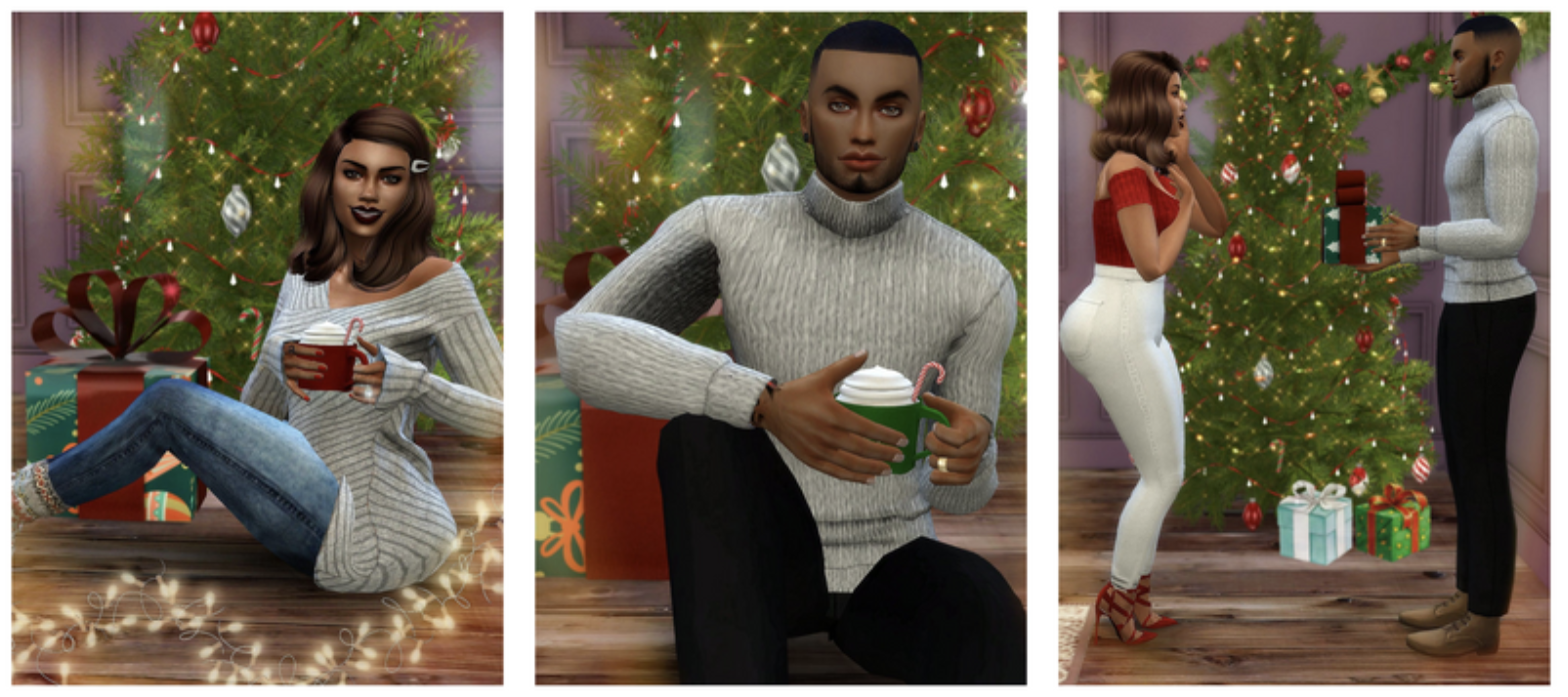 Sims 4 Christmas Pose Packs For The Cutest Screenshots