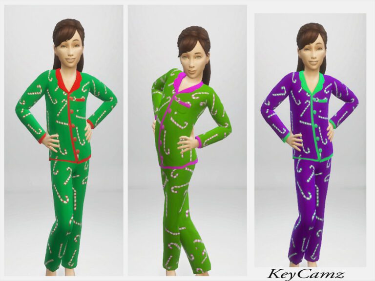 25+ Sims 4 CC Christmas Pajamas For The Whole Family