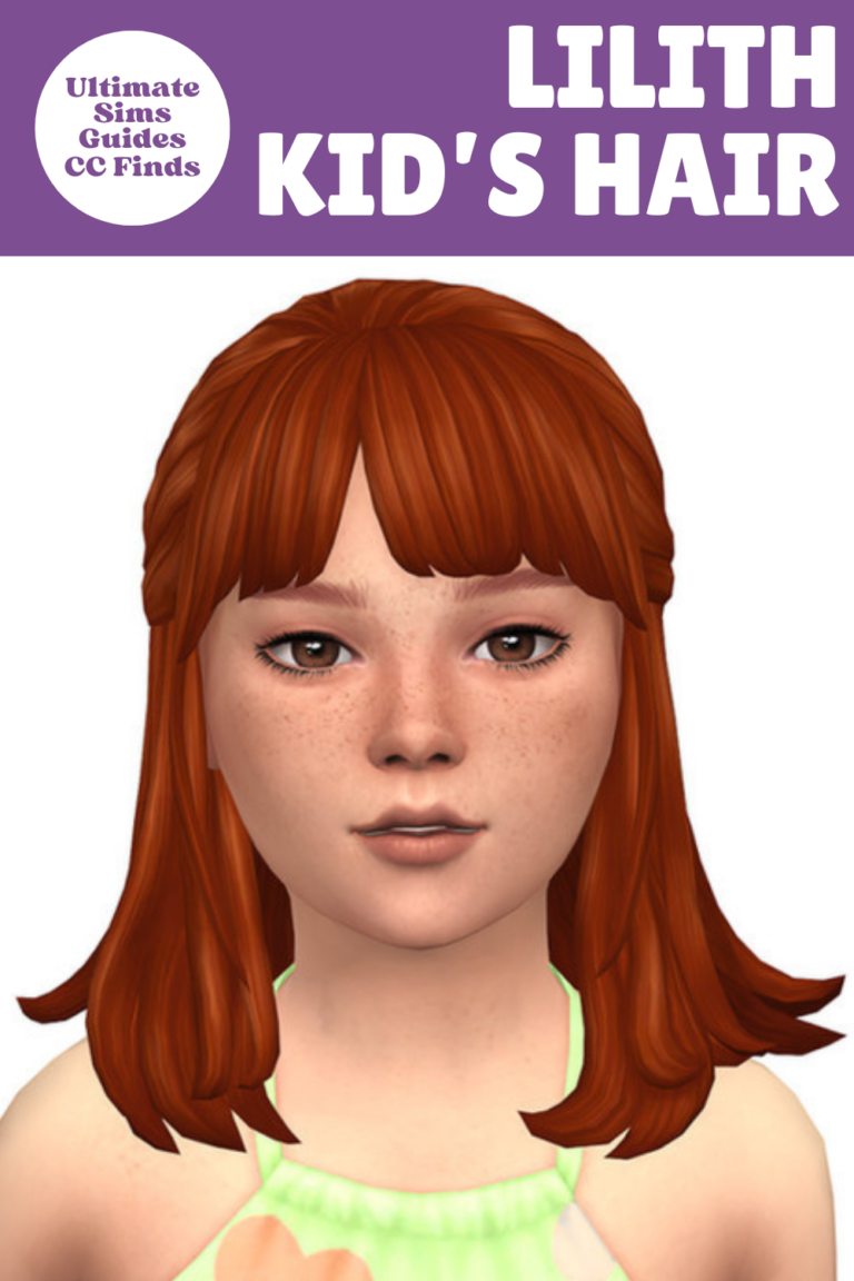 The Cutest Sims 4 CC Kids Hair You Need in Your Game