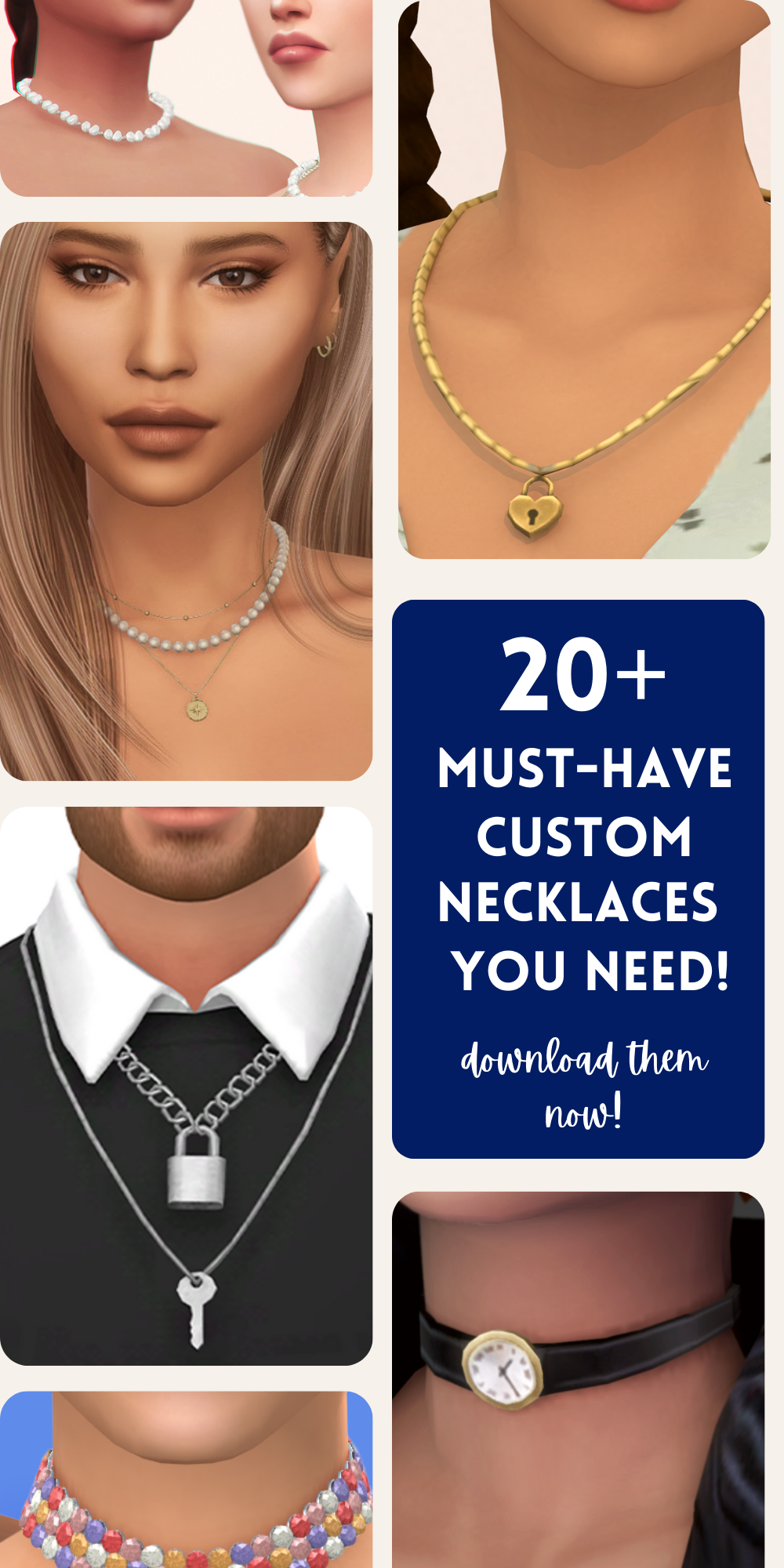 These Are My Current Favourite Sims 4 CC Necklaces