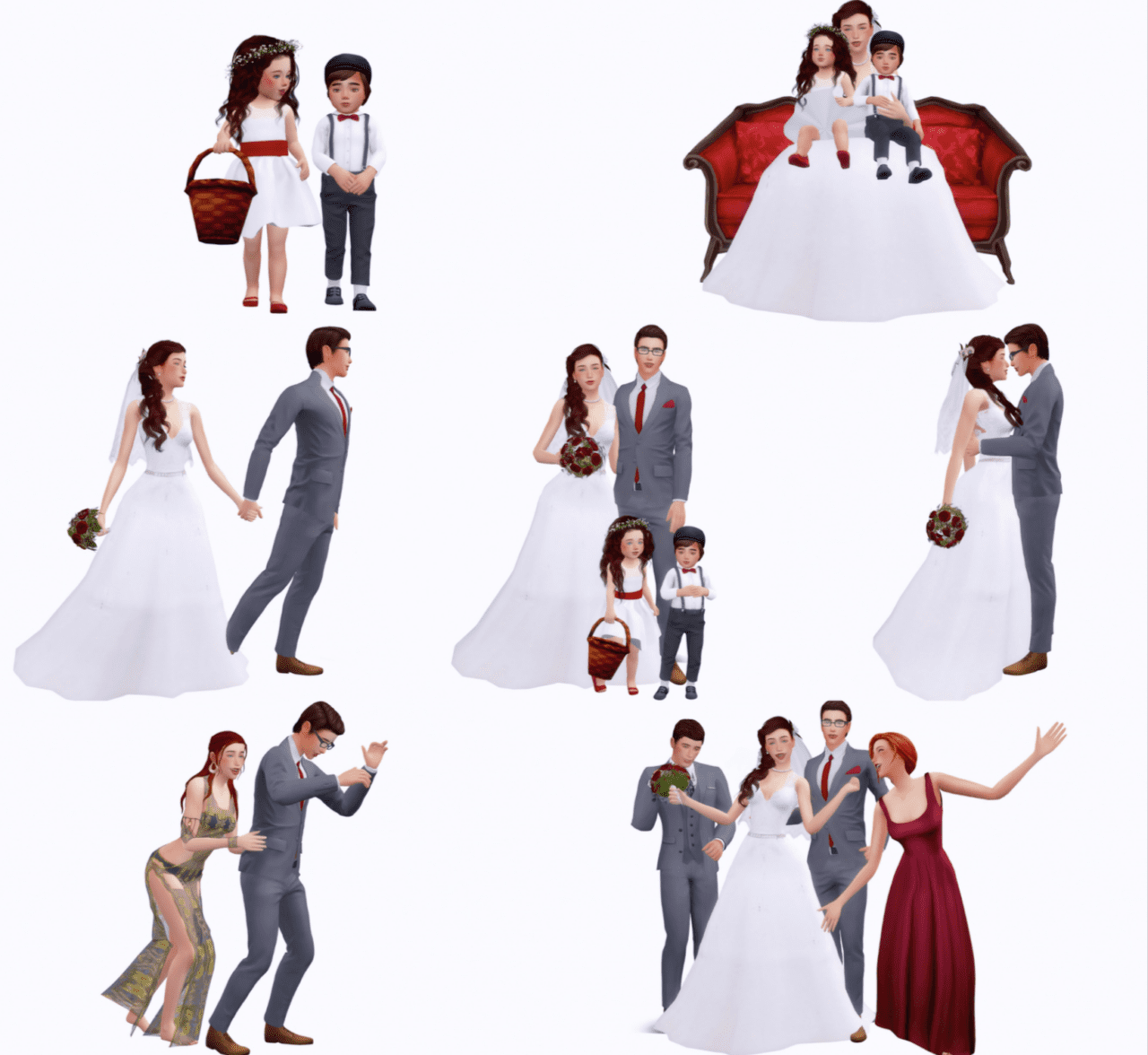30+ Sims 4 CC Wedding Poses for Gorgeous Screenshots