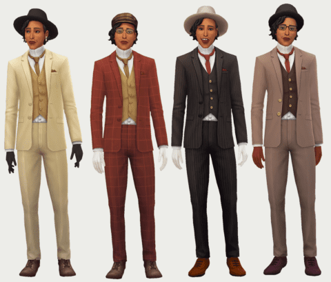 25+ Pieces of Sims 4 Suit CC To Create Snazzy Sims