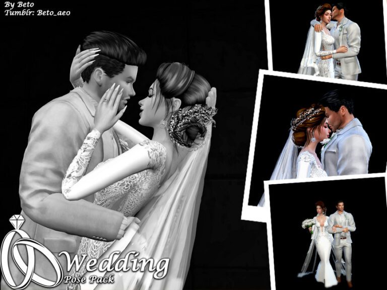 30+ Sims 4 CC Wedding Poses for Gorgeous Screenshots