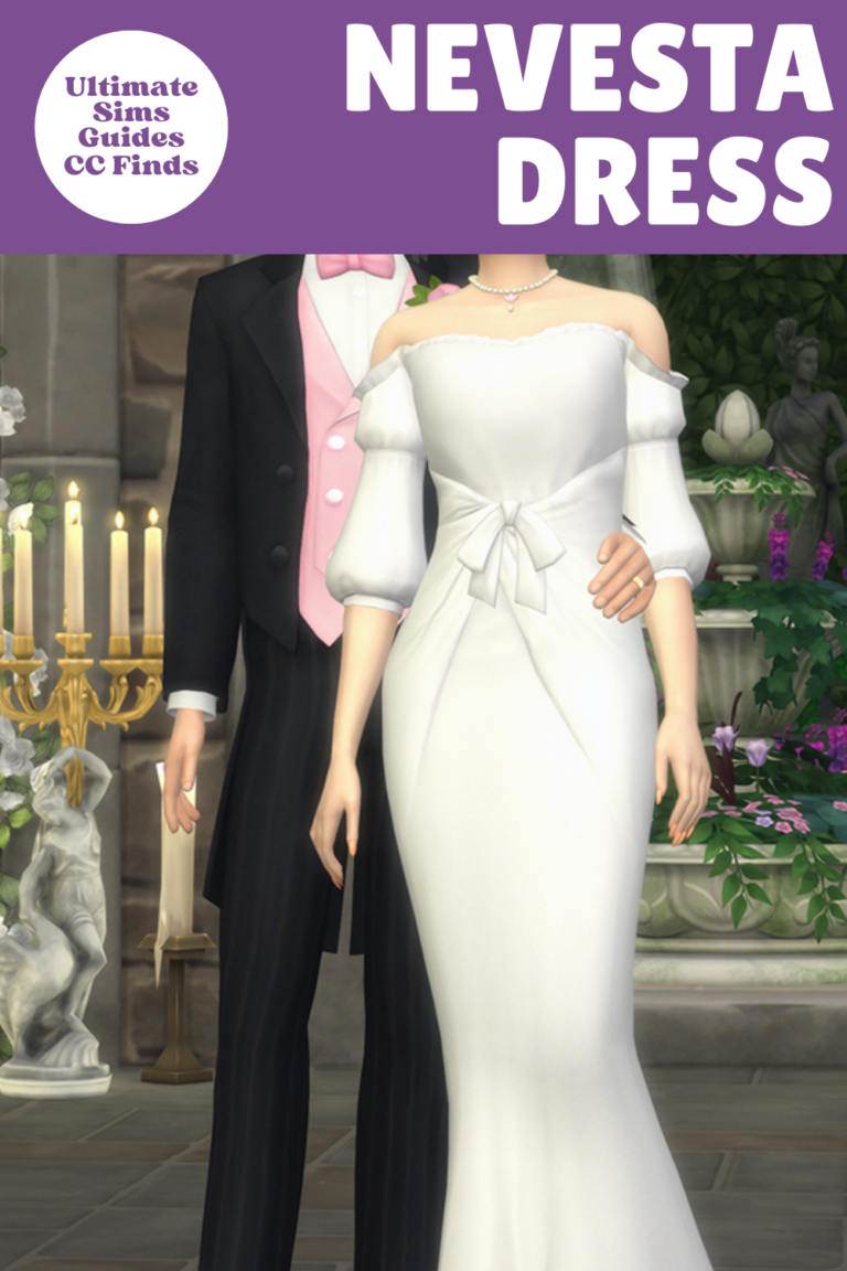 You Need More Sims 4 Wedding Dress CC - Ultimate Sims Guides
