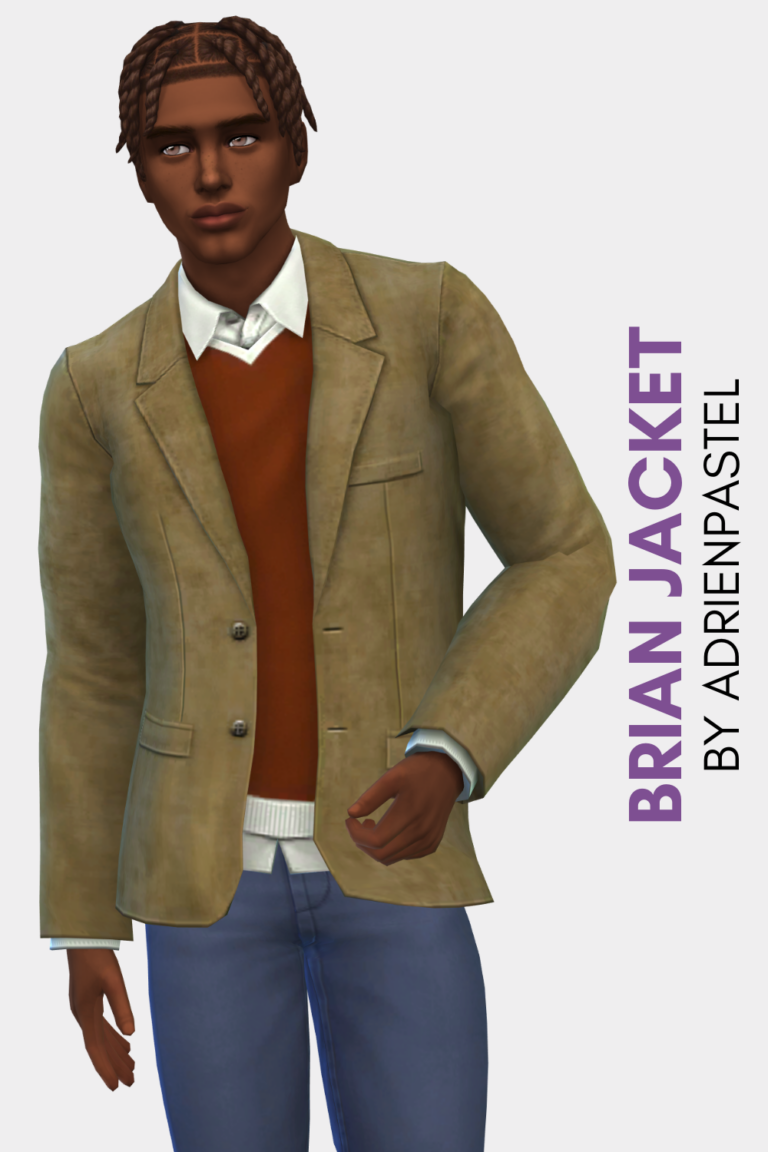 These Are The Cutest Sims 4 Male CC Jackets Out There