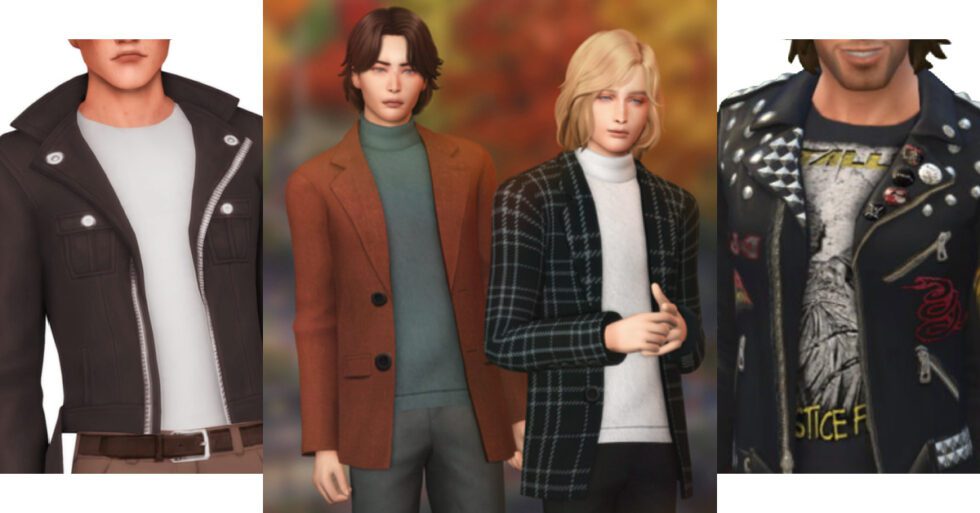 25+ Sims 4 Male CC Jackets You Should Add To Your Game