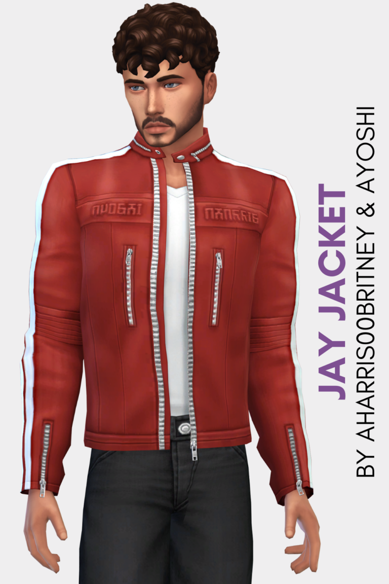 These Are The Cutest Sims 4 Male CC Jackets Out There