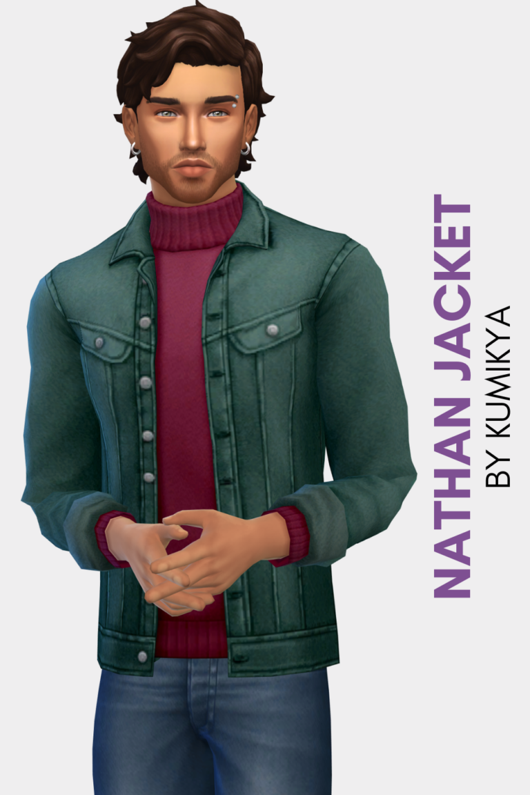 These Are The Cutest Sims 4 Male CC Jackets Out There
