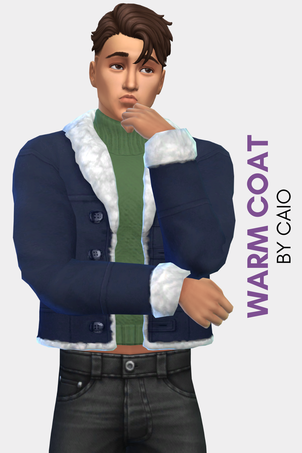 These Are The Cutest Sims 4 Male CC Jackets Out There