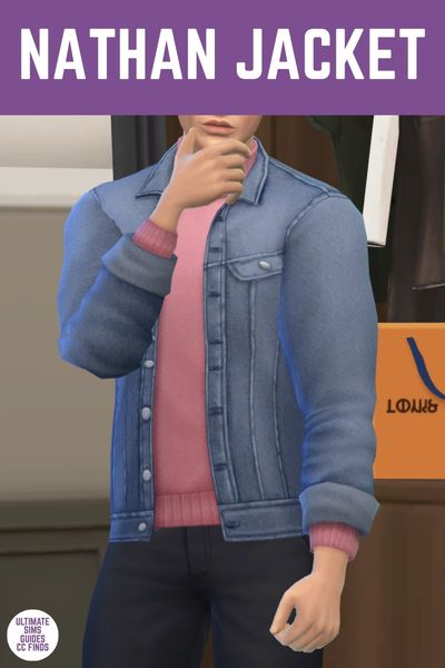 These Are The Cutest Sims 4 Male CC Jackets Out There