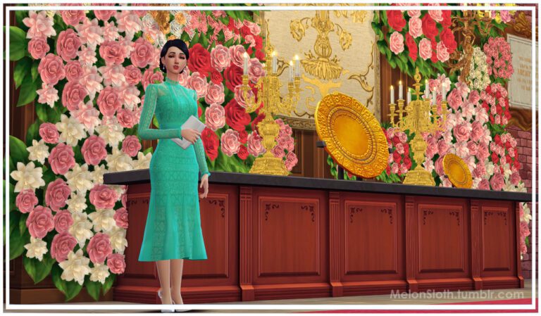 25+ Pieces of Sims 4 CC Wedding Decor For a Beautiful Day