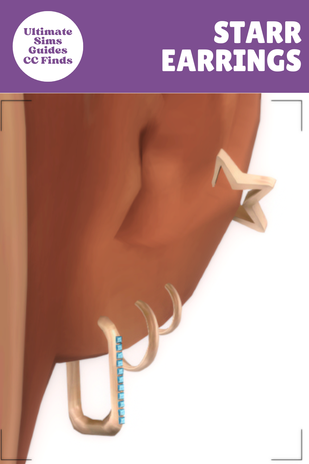 You Need These Sims 4 CC Earrings To Complete Your Sim's Outfit