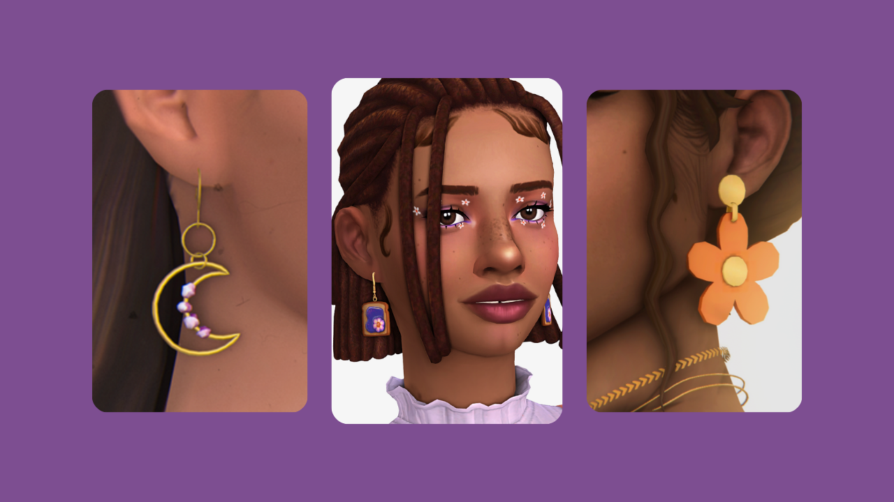 You Need These Sims 4 CC Earrings To Complete Your Sim's Outfit