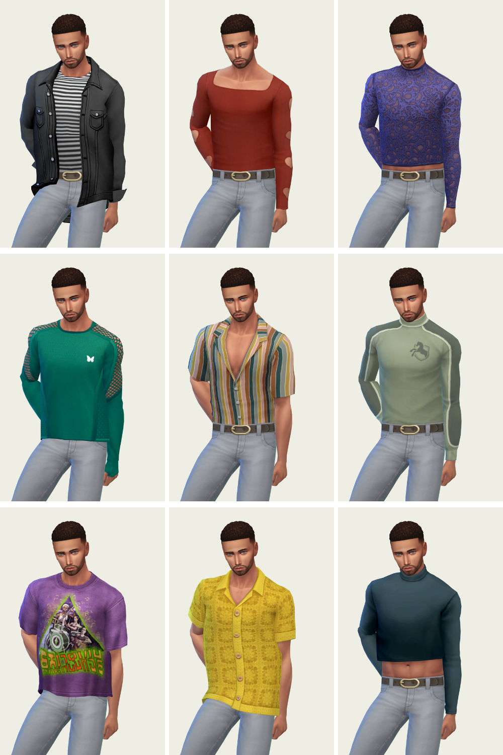 The Best Male CC Shirts For Your Mods Folder