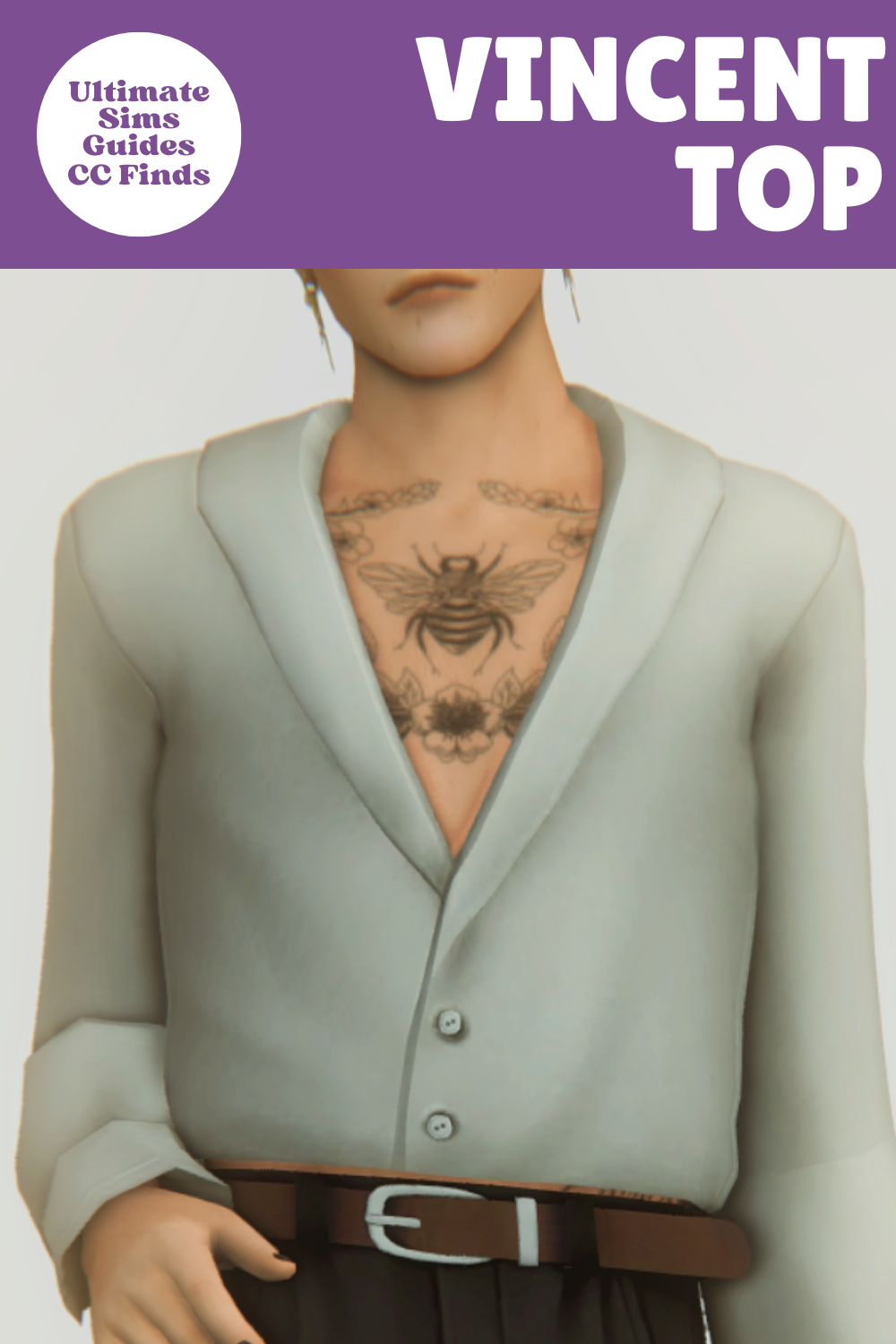 The Best Male CC Shirts For Your Mods Folder