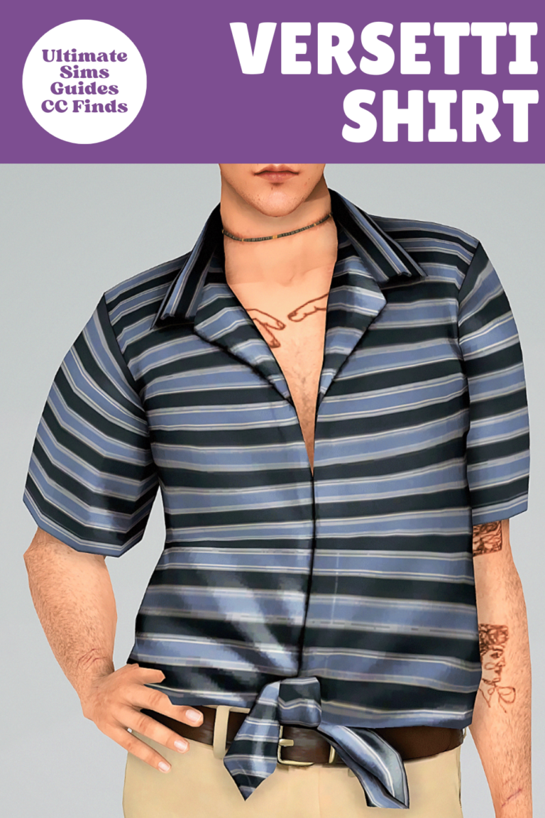 The Best Male CC Shirts For Your Mods Folder