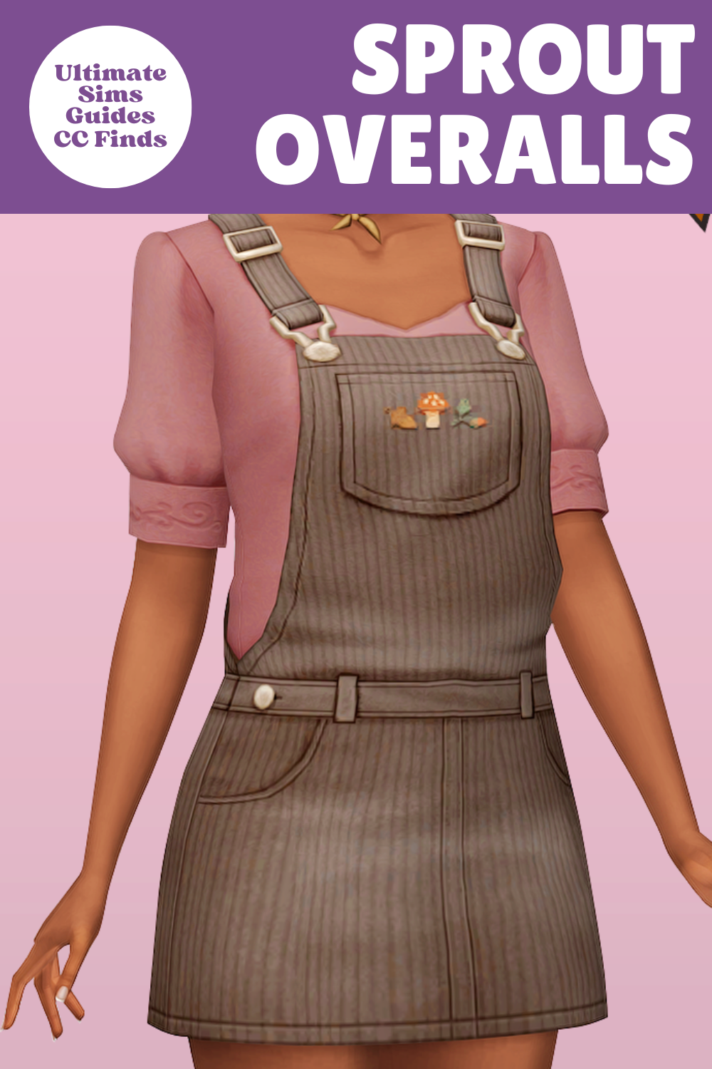 Adorable Sims 4 CC Overalls For Your Mods Folder