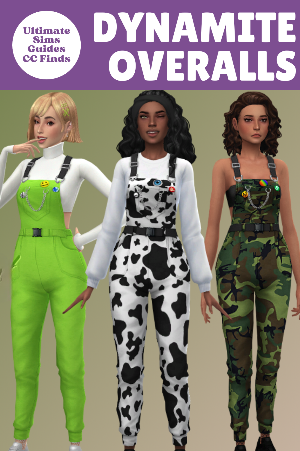 Adorable Sims 4 CC Overalls For Your Mods Folder