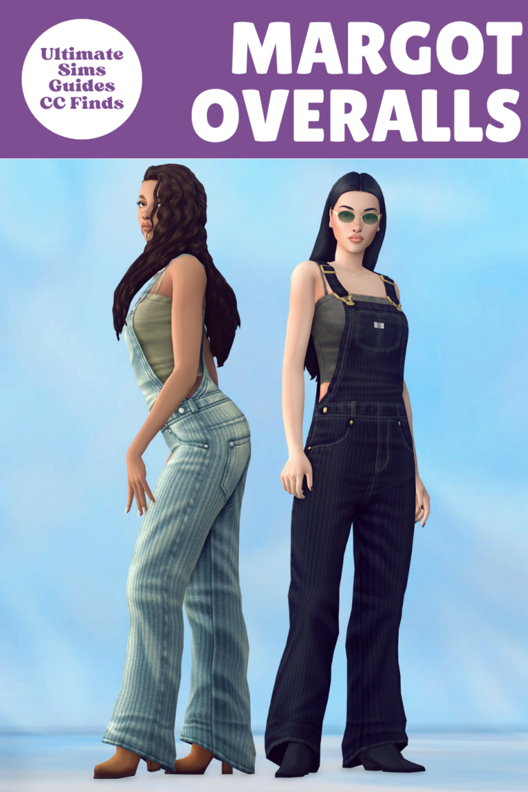 Adorable Sims 4 CC Overalls For Your Mods Folder