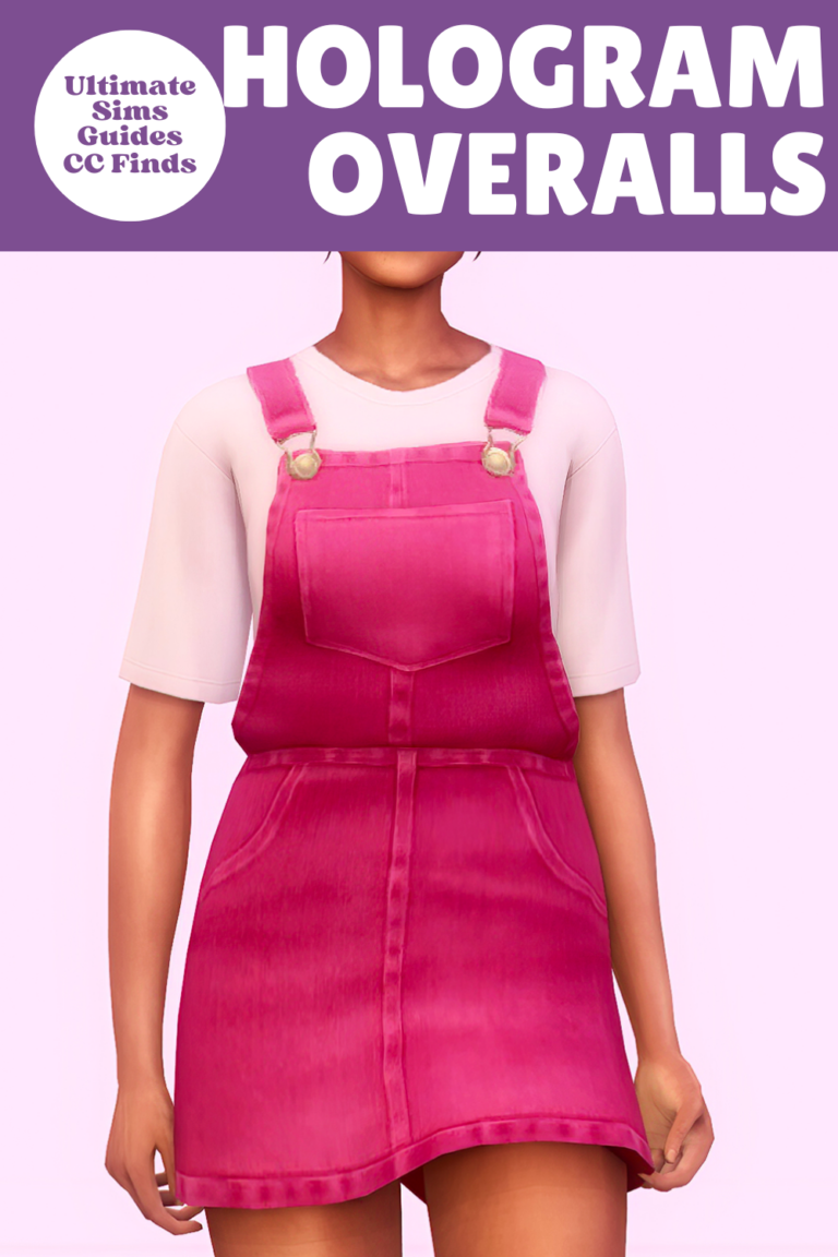 Adorable Sims 4 CC Overalls For Your Mods Folder