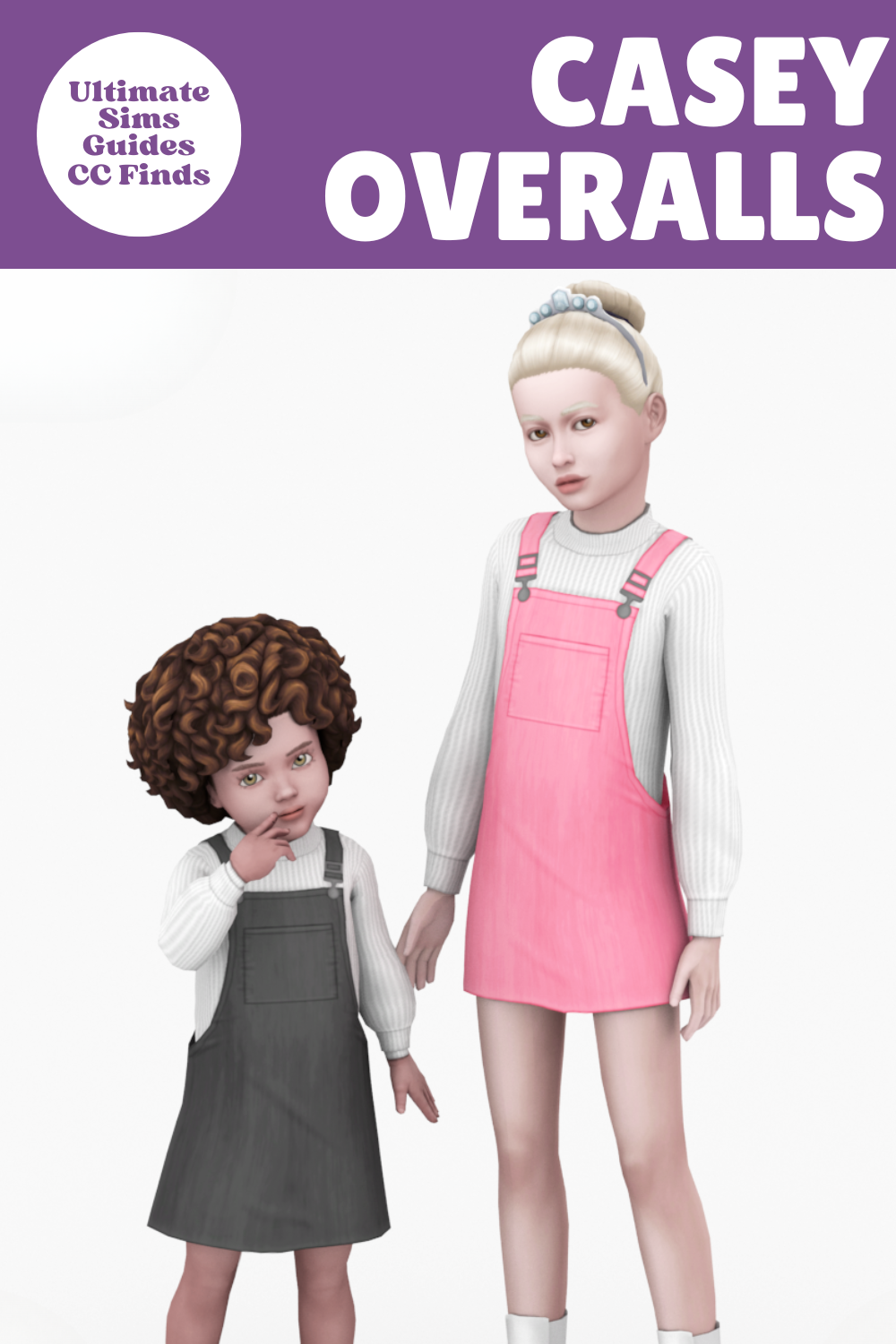 Adorable Sims 4 CC Overalls For Your Mods Folder