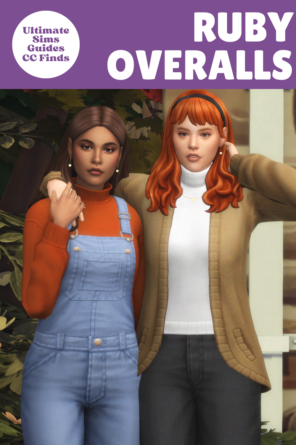 Adorable Sims 4 CC Overalls For Your Mods Folder