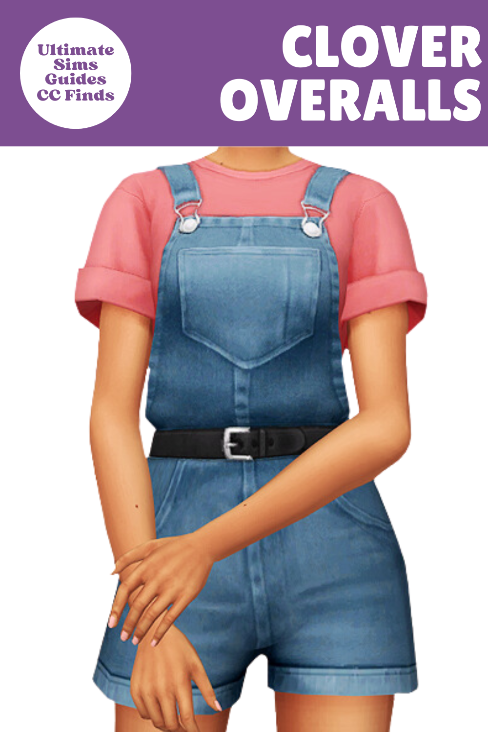 Adorable Sims 4 CC Overalls For Your Mods Folder
