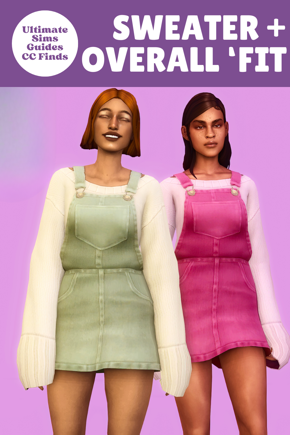 Adorable Sims 4 CC Overalls For Your Mods Folder