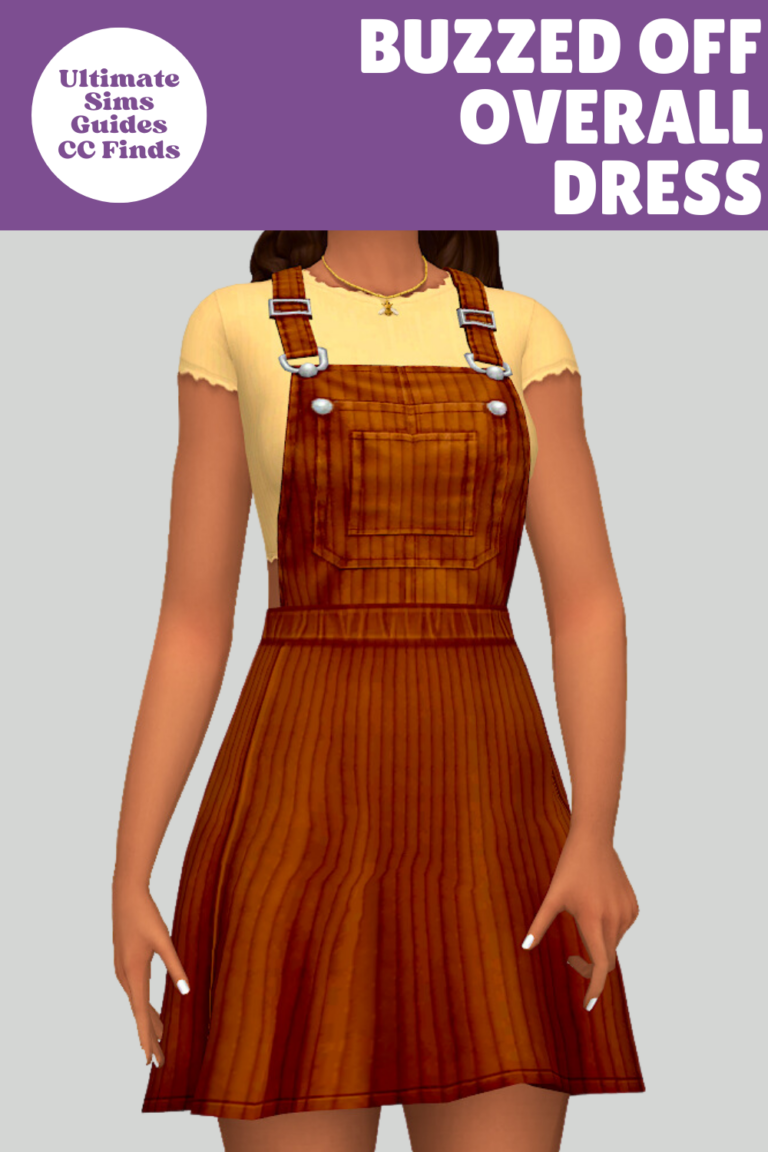 Adorable Sims 4 CC Overalls For Your Mods Folder